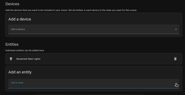 Entity vs device in scenes: can I just add one entity? - Configuration ...