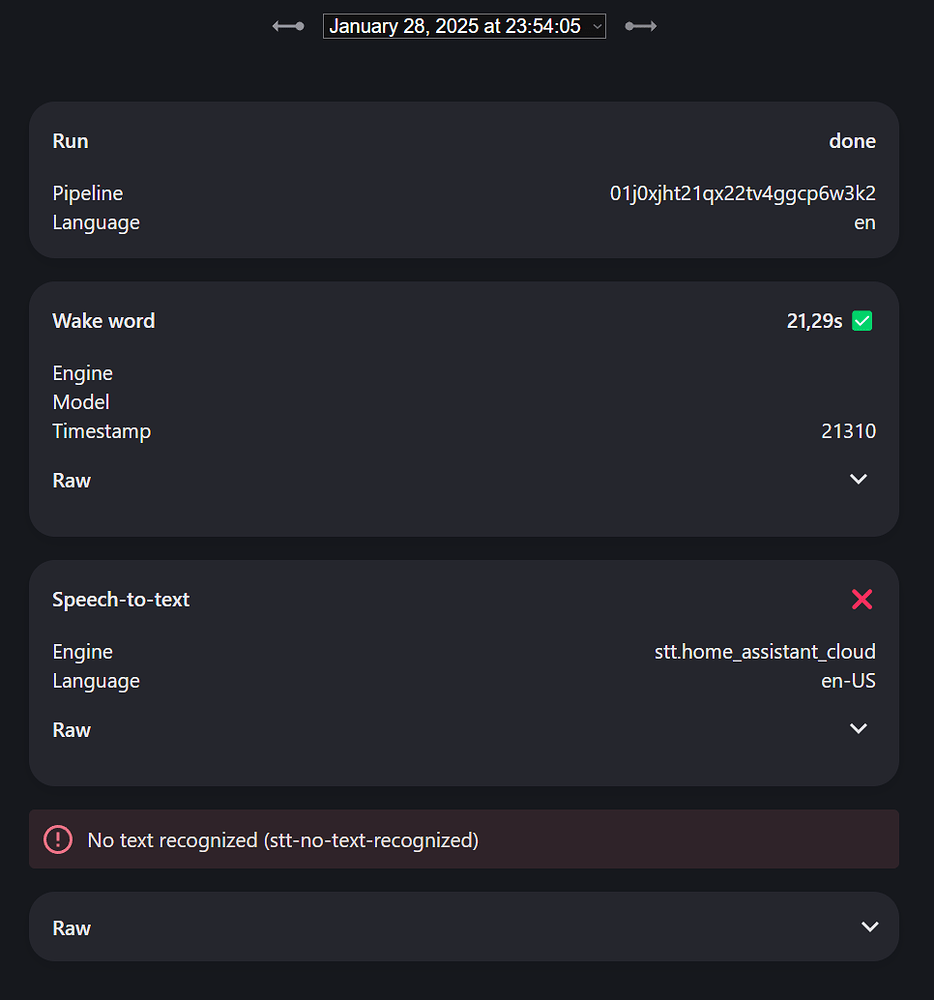 Home Assistant Cloud Speech-to-text (STT) is not working anymore - Voice Assistant - Home ...