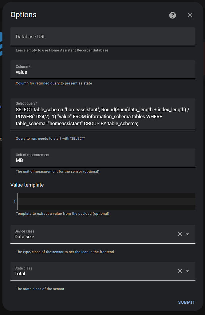 SQL integration failed to set up - Home Assistant Community