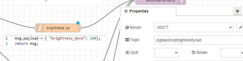 Properly controlling brightness of Ikea Tradfri bulbs using ZHA and Node-Red with the brightness ...
