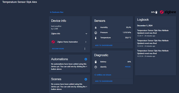 Problem adding Aqara Temperature sensor...no entities? - Zigbee - Home Assistant Community