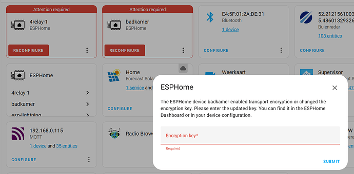 After latest update api problems esphome - Configuration - Home ...