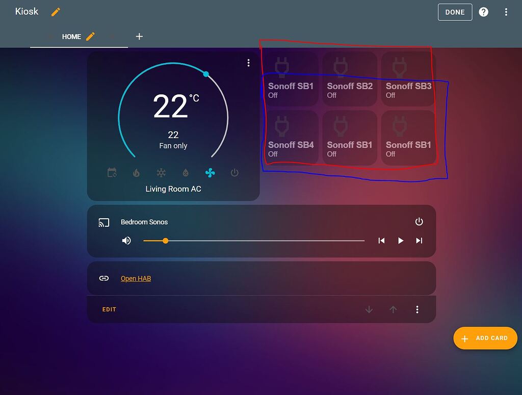 Lovelace Custom Button Card postioning - Frontend - Home Assistant Community