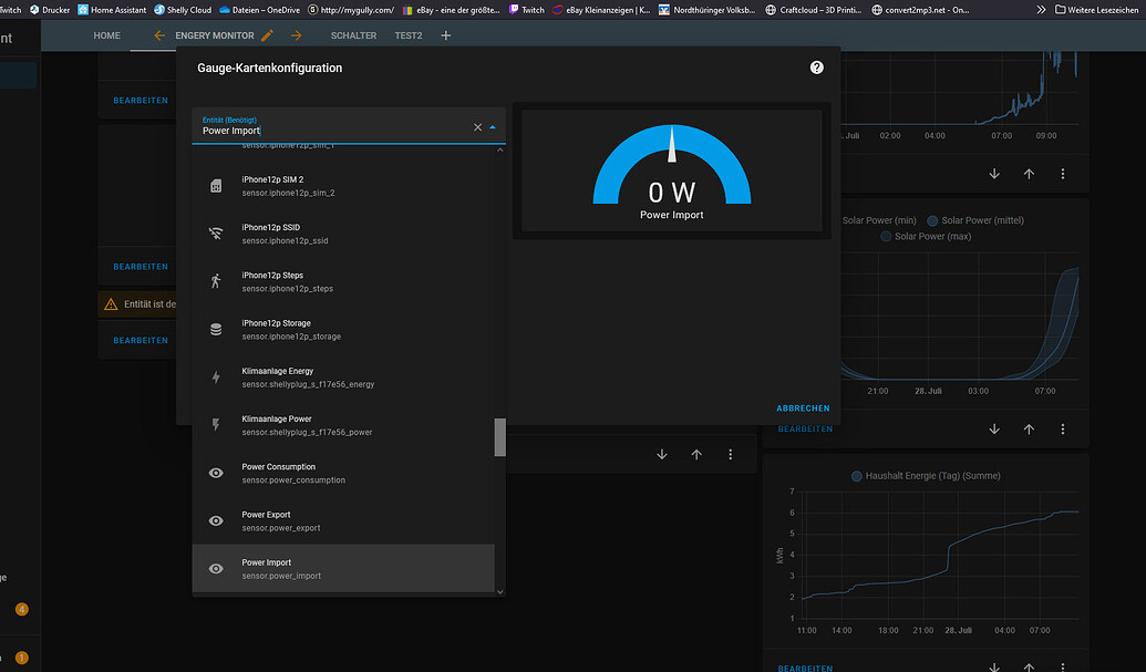 Shelly 3EM 3-phase Net Metering templates for Import, export and ...