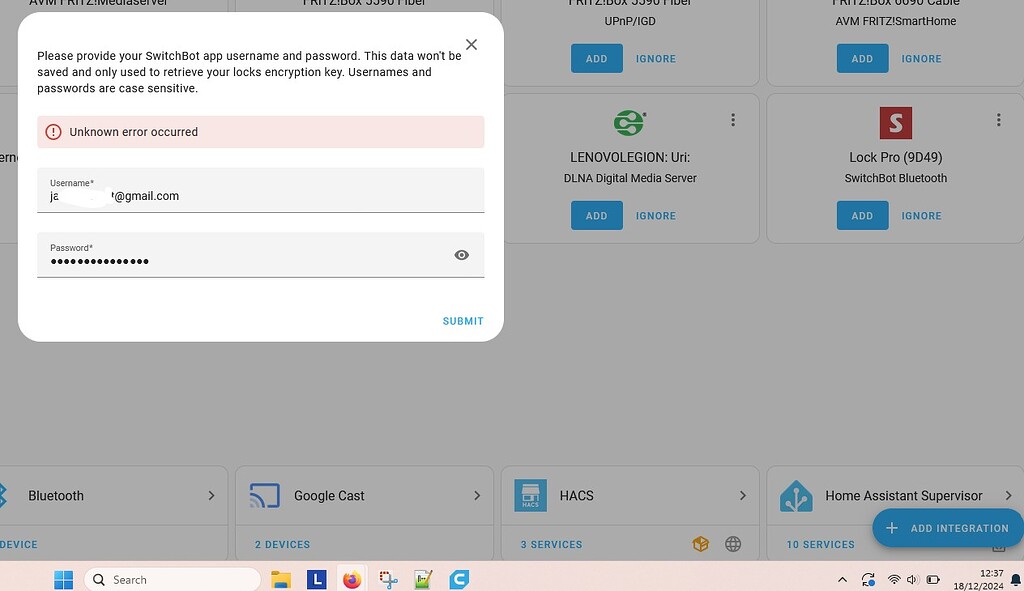 [Switchbot Lock Pro] - Bluetooth integration issues - Hardware - Home Assistant Community