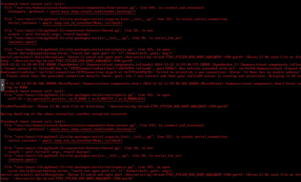 Restore Errors Home Assistant Os Home Assistant Community
