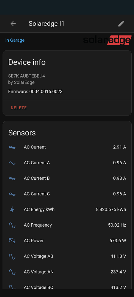 Custom Component: SolarEdge Modbus TCP - Share your Projects! - Home ...