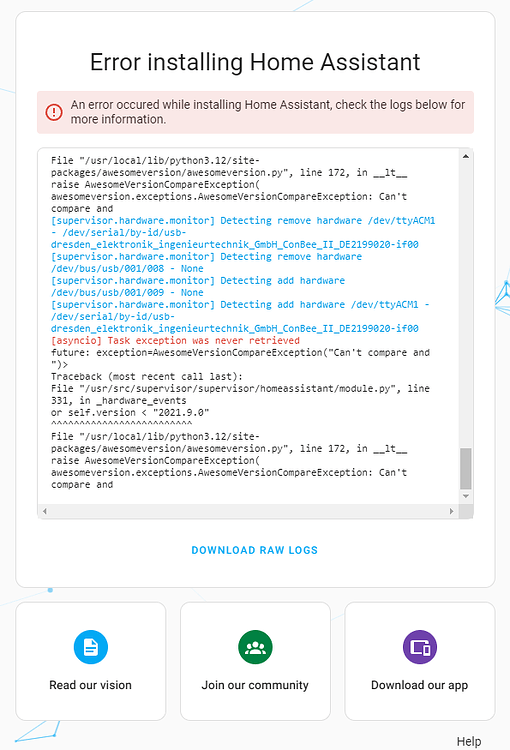Upgrading Haos 12 1 To 12 3 Fails On Rpi 3 Home Assistant Os Home