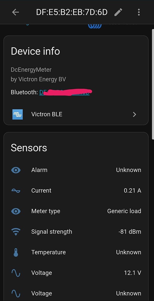 Victron BLE integreation - Configuration - Home Assistant Community