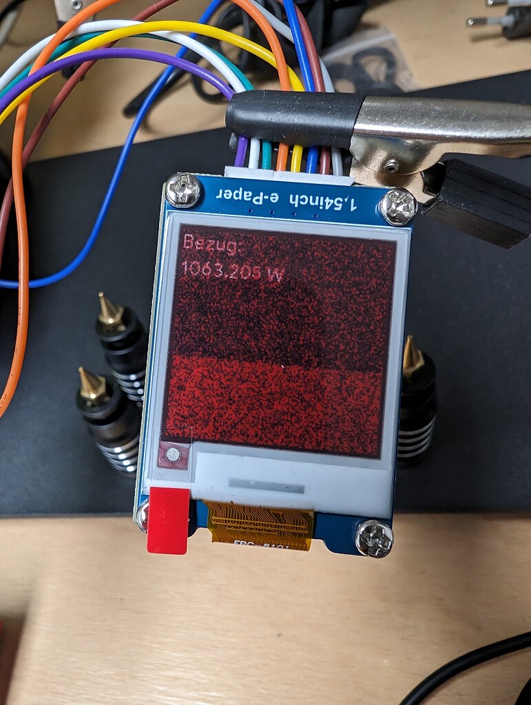 Waveshare 1.54 (B) flashing and showing pixels all over the display - ESPHome - Home Assistant ...