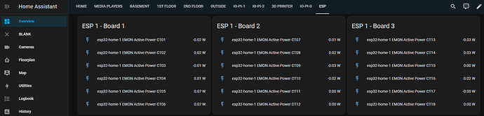 WT32-ETH01 With ESPHome Driving "CircuitSetup Expandable 6 Channel ESP32 Energy Meter Main Board ...