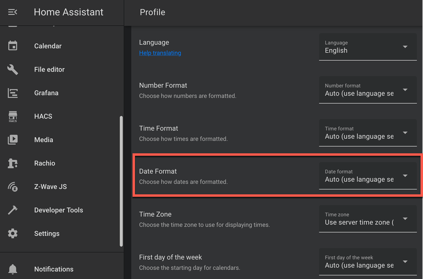 Get HASS Date Format from Custom Component - Development - Home ...