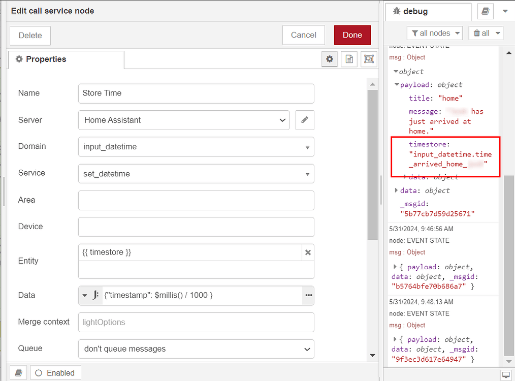 Conditionally add message to payload in msg.topic - Node-RED - Home Assistant Community