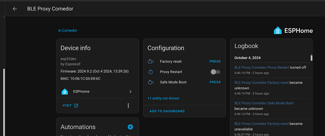 Private BLE Device for use with Bermuda BLE Trilateration (and others I guess) - Configuration ...