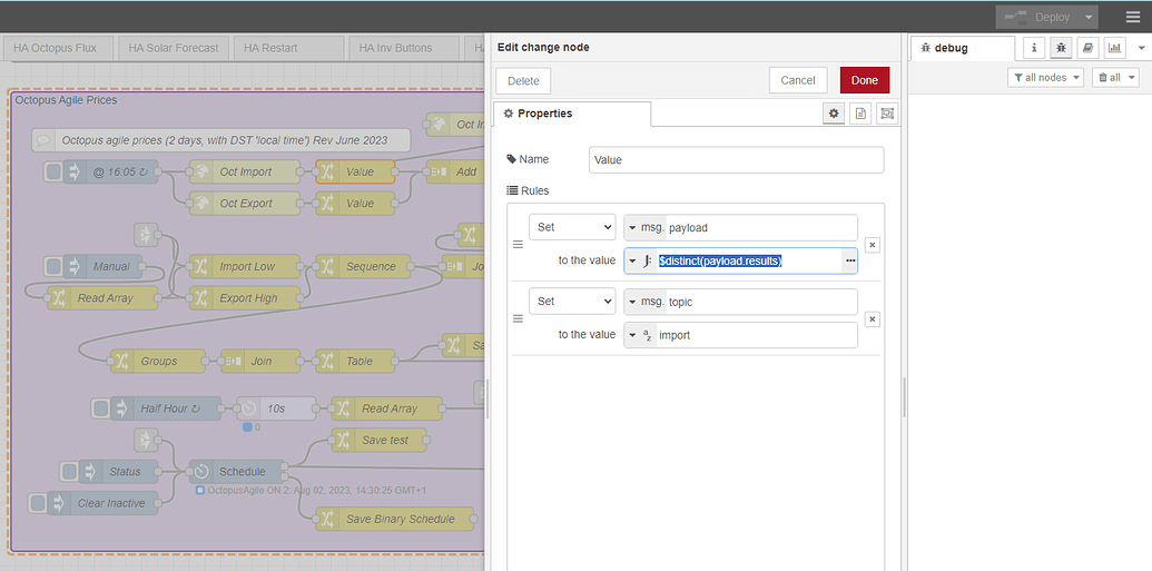 Octopus Agile - display tariff in graphs & tables, best import/export ...