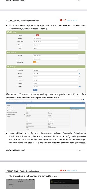 Elfin EW11 connection issue - Configuration - Home Assistant Community