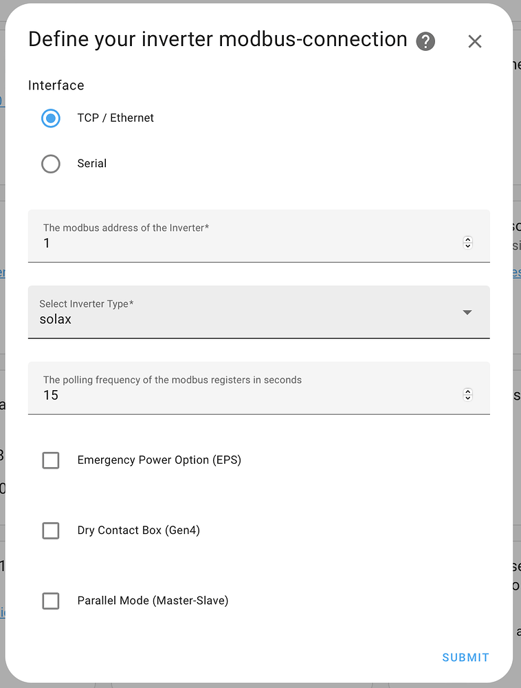 Solax Modbus Integration - RS485 - Connection Refused - Configuration ...