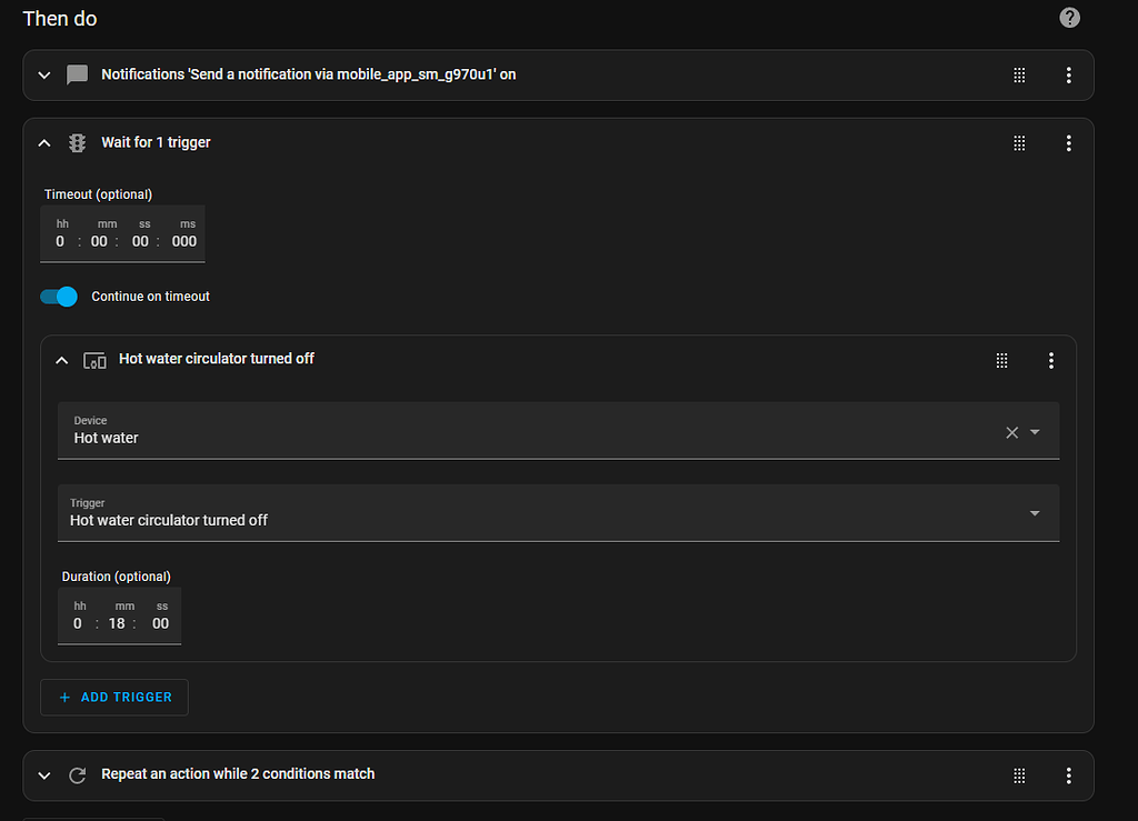 How to delay an automation until a device is off for at least a certain amount of time ...