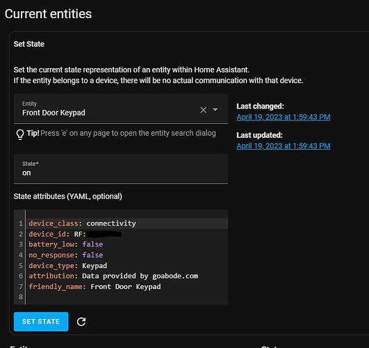 Automation Trigger Based On Attribute Batterylowtrue Configuration