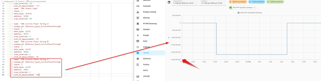 Modbus read value appears with wrong value in sensor - Configuration - Home Assistant Community