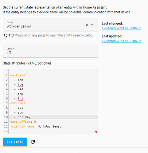 Workday Sensor Bug Configuration Home Assistant Community