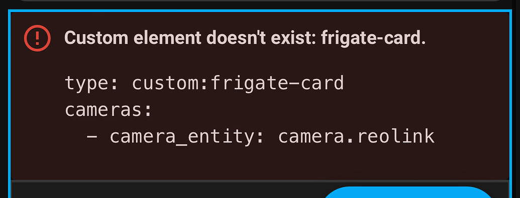 Frigate Lovelace Card Doesnt Appear In Add Card Screen Frontend