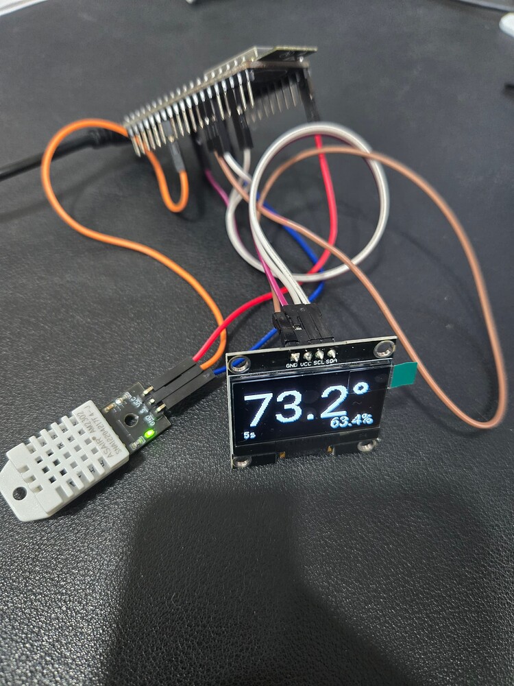 Output data from one ESP32 to two SH1106 oled displays - ESPHome - Home Assistant Community