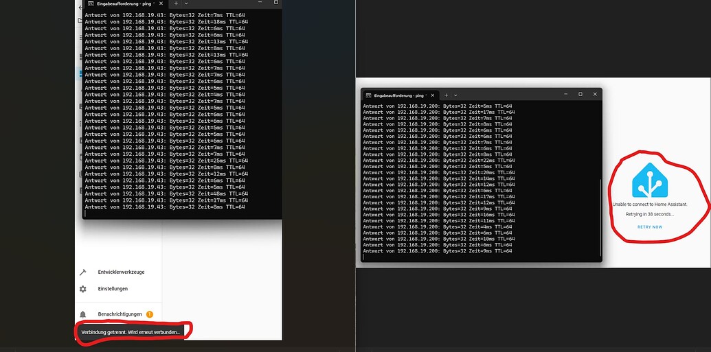 Temporary connection problems - Configuration - Home Assistant Community