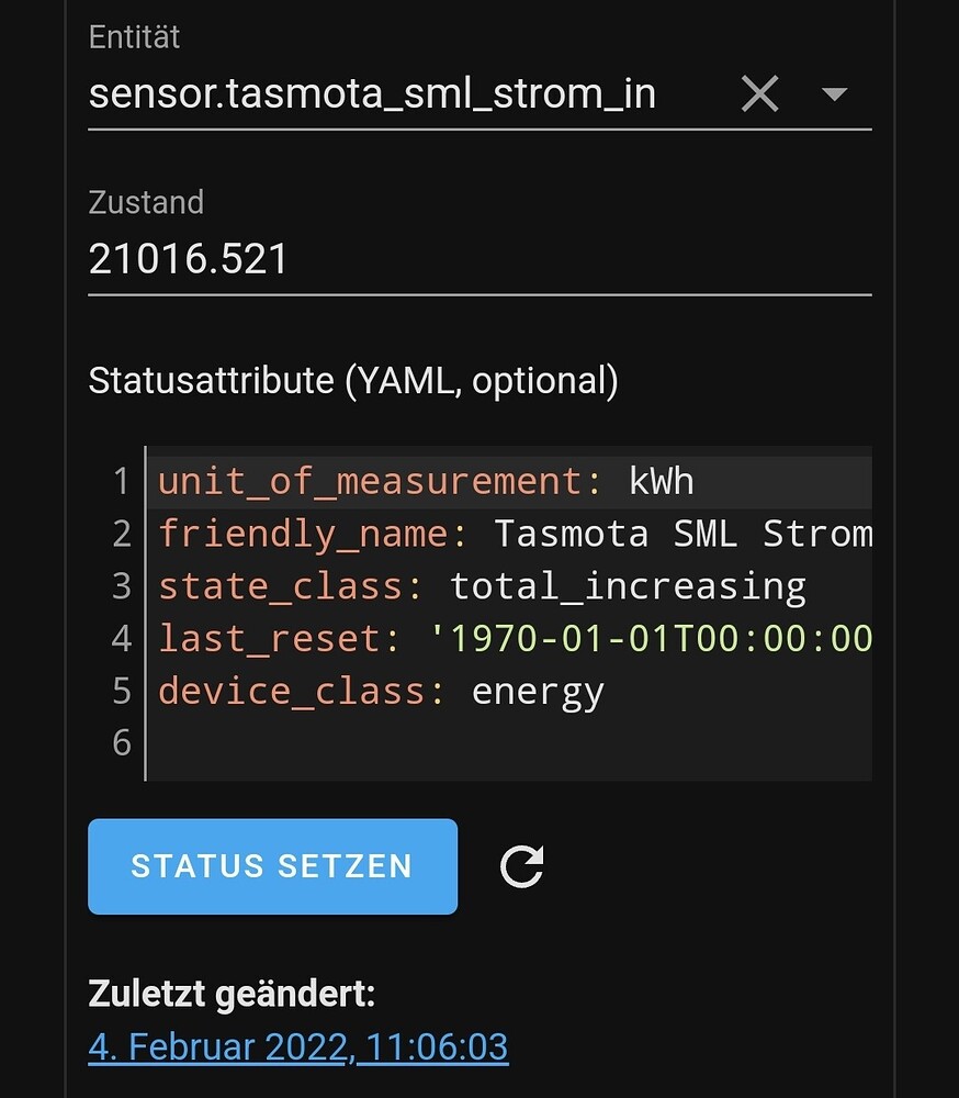 Energy Integration Stopped Working In 202202 Mysensors Fails To Update Values In Db