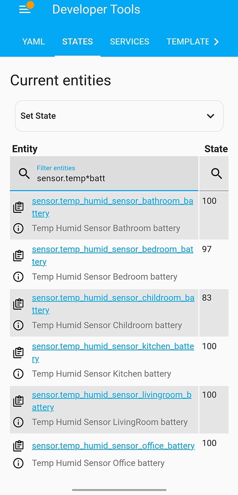 How to list all sensors with attribute = ‘battery_level ...