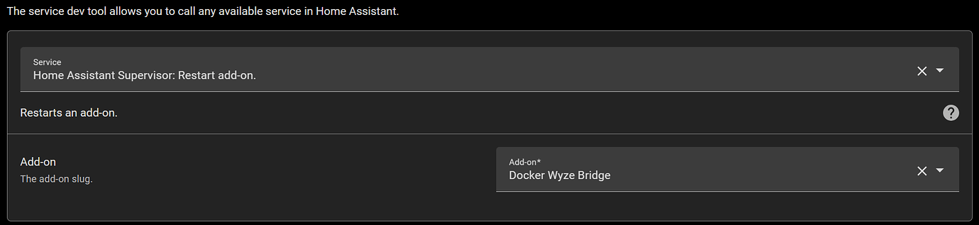 Docker Wyze Bridge - Invalid Slug - Third party integrations - Home Assistant Community