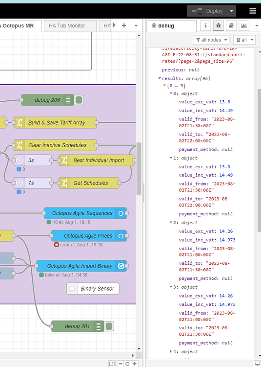 Octopus Agile - display tariff in graphs & tables, best import/export ...