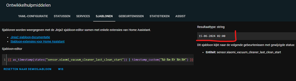 Timestamp template not working as sensor, but works in template editor - Configuration - Home ...