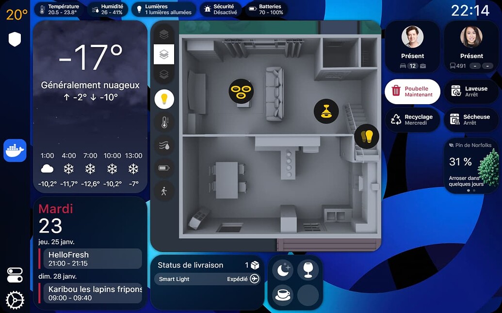 HomeOS - A Wall Tablet Dashboard [ Release 1.0][Jan 2024] - Dashboards ...