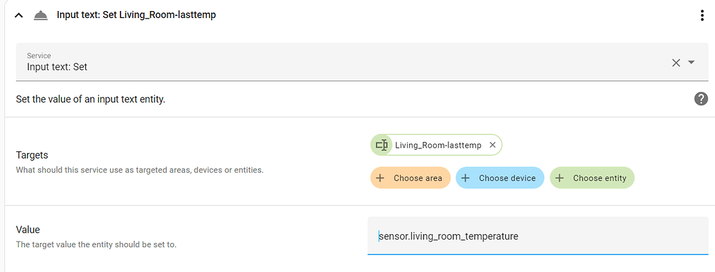 Using Variables Sensor Data In Service Call Automations Frontend