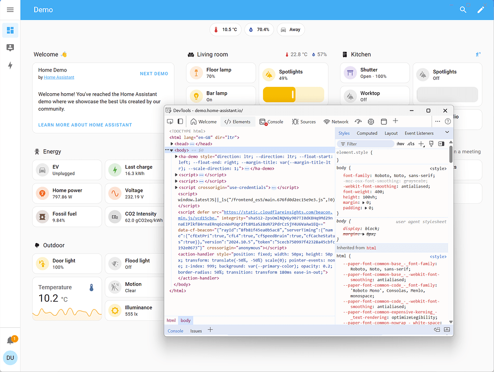 Home Assistant Companion App - Microsoft Store - Stuck in demo mode ...