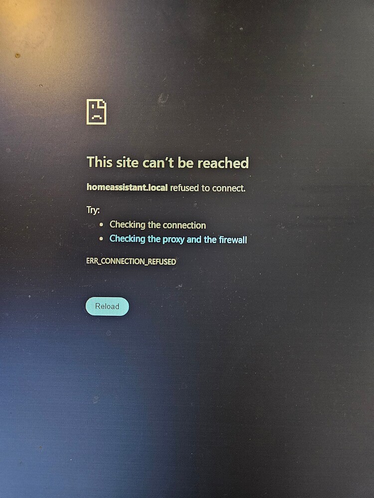 First installation - cannot get access to homeassistant.local:8123 - Installation - Home ...