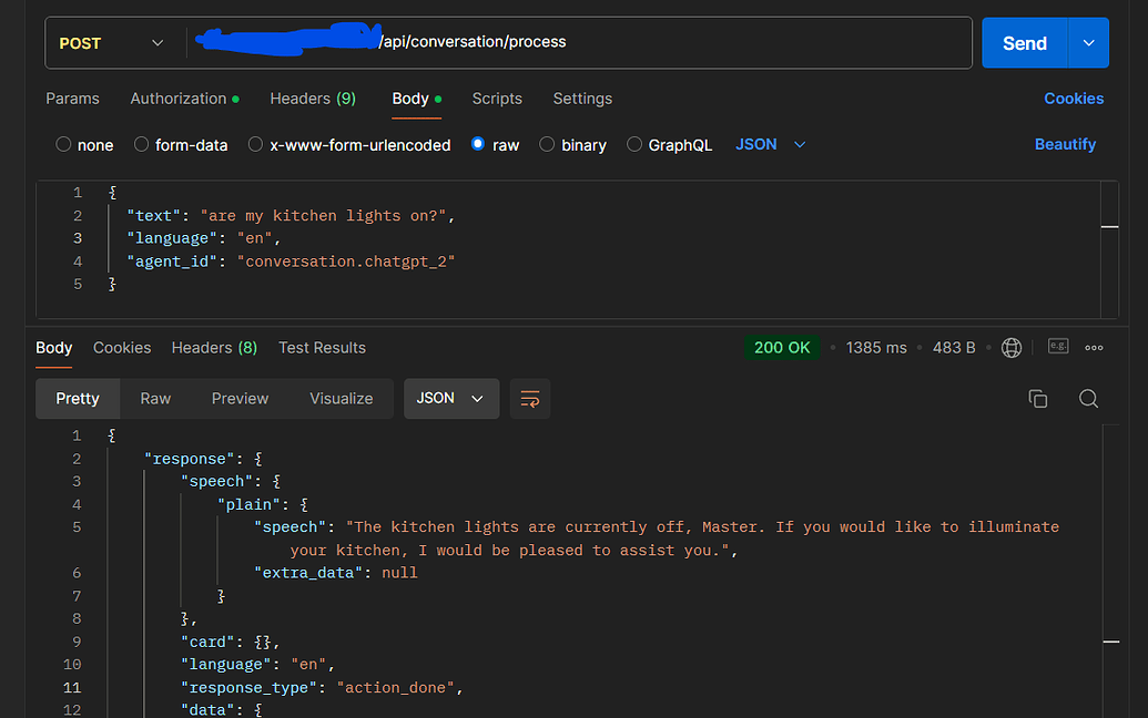 How to use voice assistant with OpenAI conversation agent via Restful ...