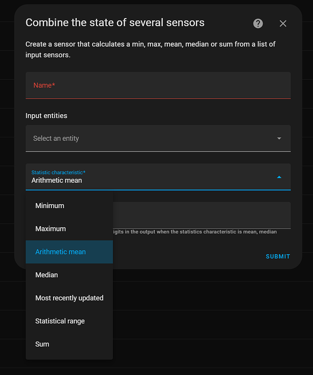 Guide to create sensor that will be a average of other sensors ...