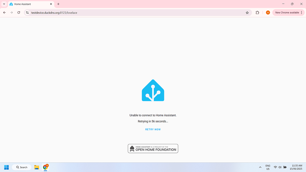 HA UI not open its showing Unable to connect to Home Assistant - Installation - Home Assistant ...