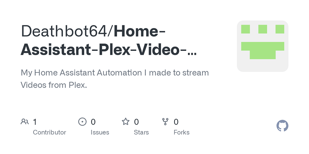 I just added my Plex Media Playback Voice automation to my github and ...