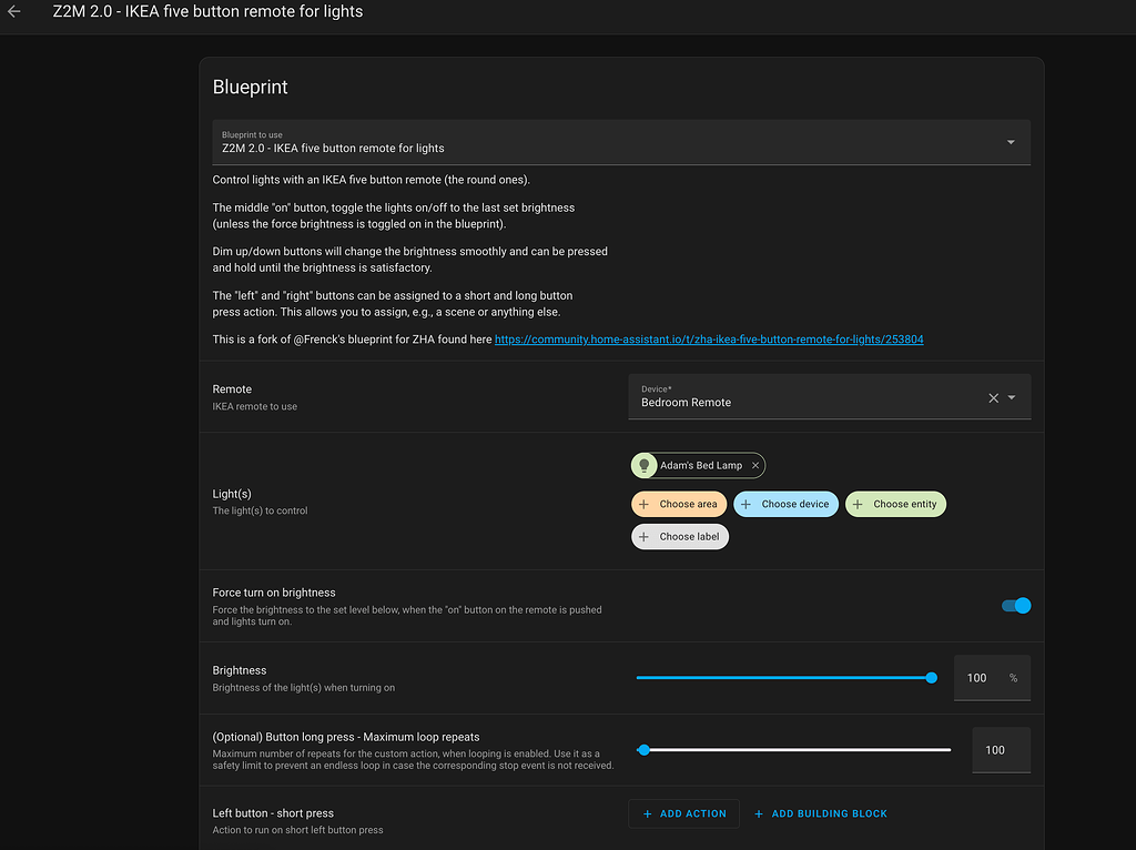 Zigbee2Mqtt 2.0 - IKEA five button remote - Page 5 - Blueprints Exchange - Home Assistant Community