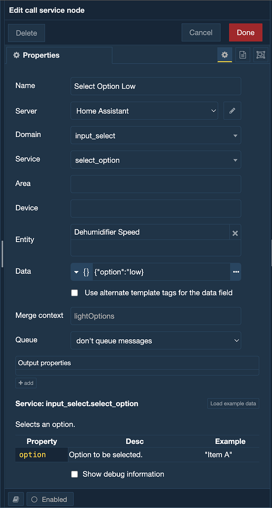 Input Select - Node-RED - Home Assistant Community