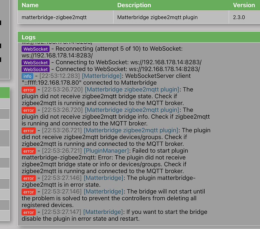 Matterbridge cannot read the homeassistant's mqtt_statestream topic ...