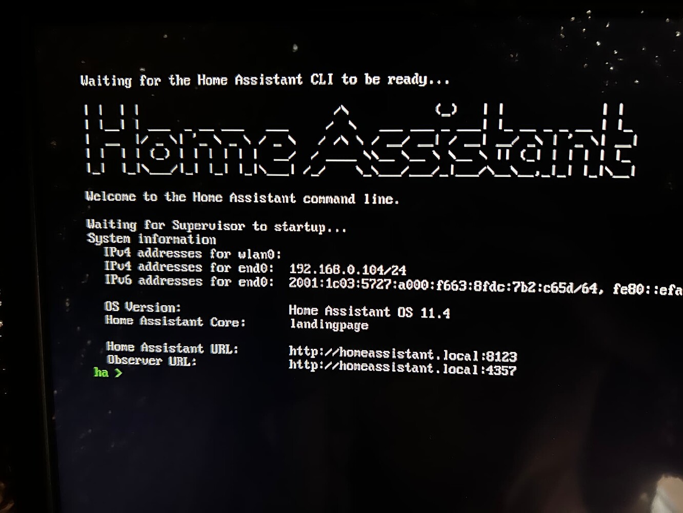 Error Ha Installation No Supervisor Internet Connection Installation
