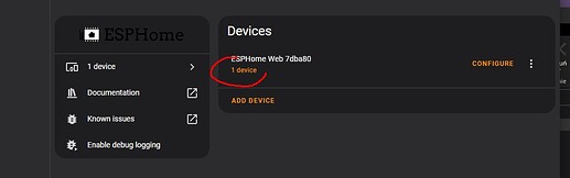 ESP32 board to ESPHome - can pair via web but not via HA/ESPhome local to edit yaml file ...