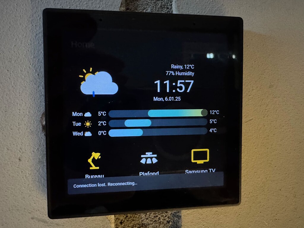 Home Assistant Companion App On Android 8 1 Wall Panel Losing