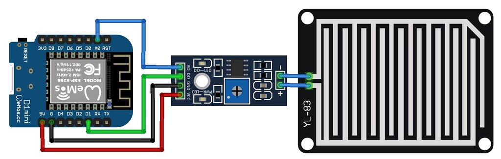 D1 Mini rain sensor - ESPHome - Home Assistant Community