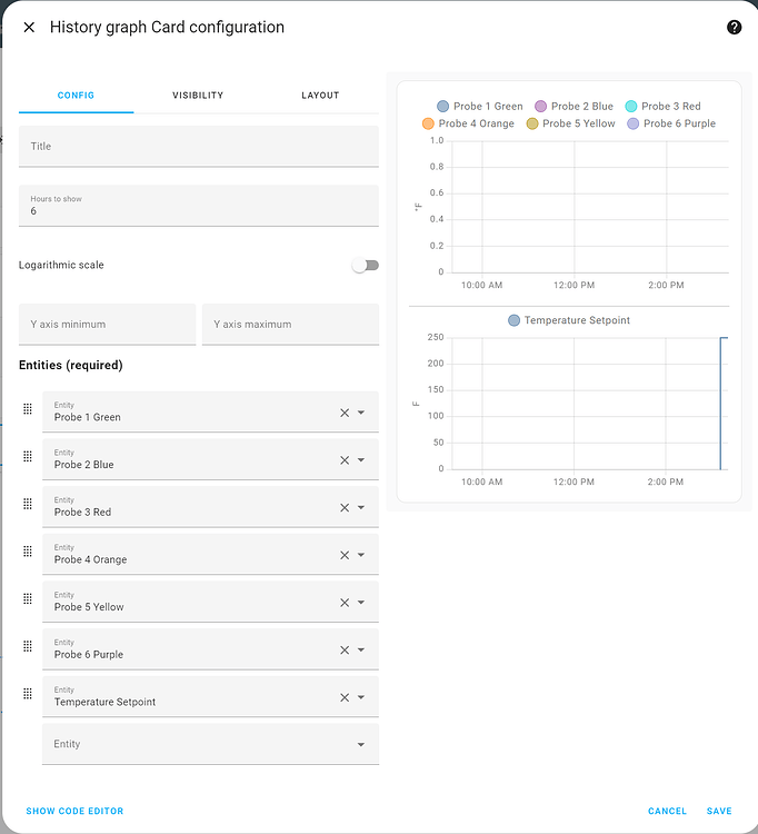 Show cooking setpoint on same graph as temperature probes - Frontend - Home Assistant Community