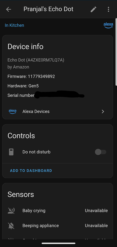 Integrations Alexa Devices - Unknown error occurred - Configuration ...